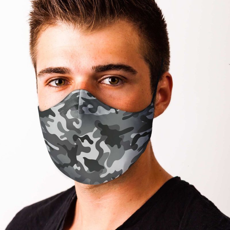 Navy Blue Designer Face Mask - Giftington