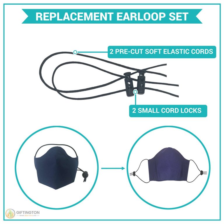 Replacement Mask Earloop Kit - Giftington