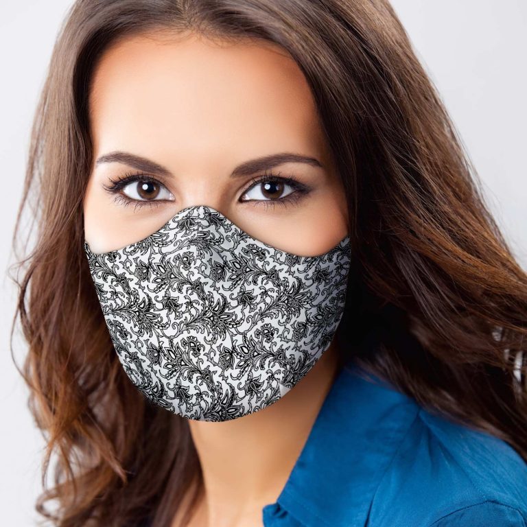 Navy Blue Designer Face Mask - Giftington